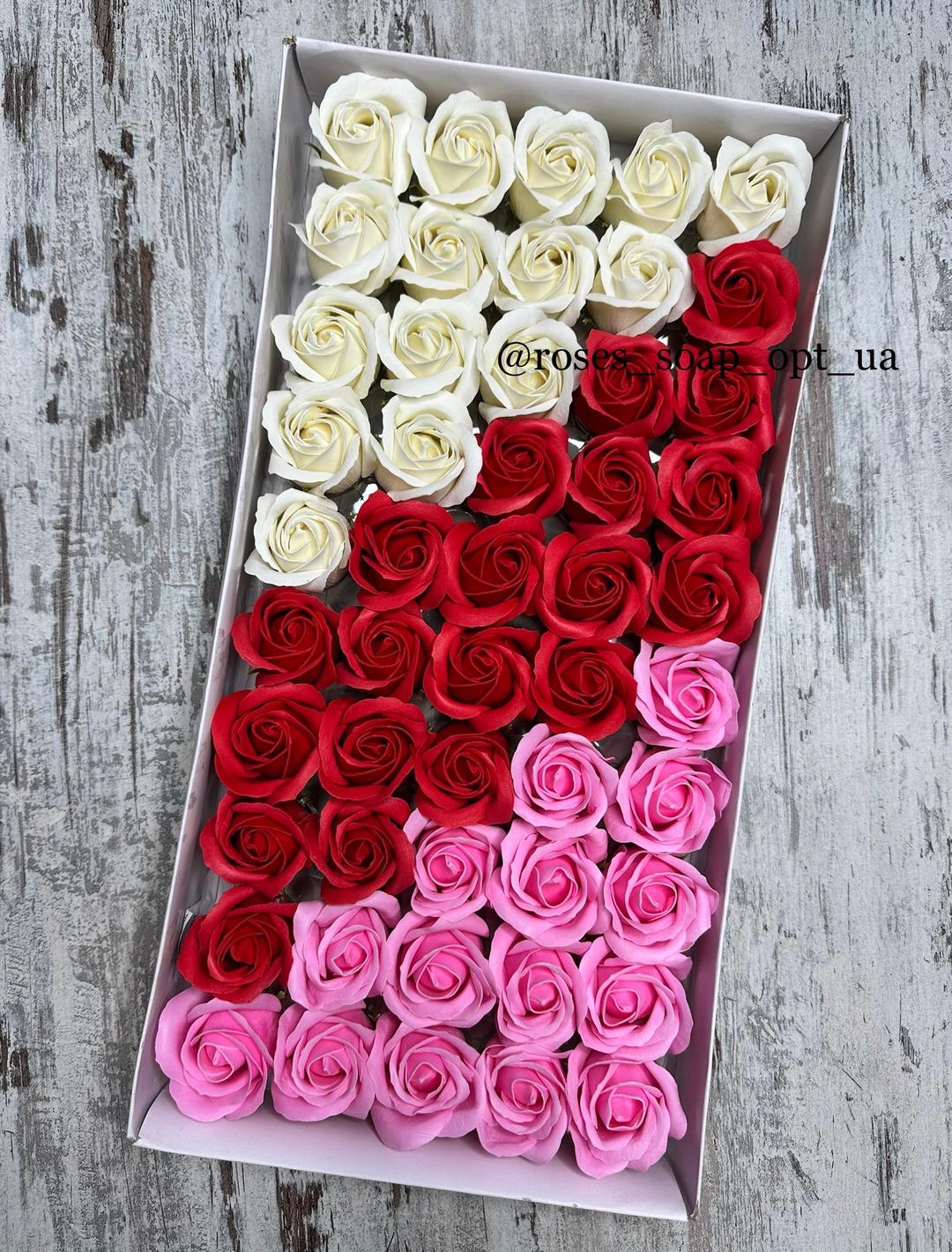 50 Soap Roses Set for Bouquet Making - Etsy