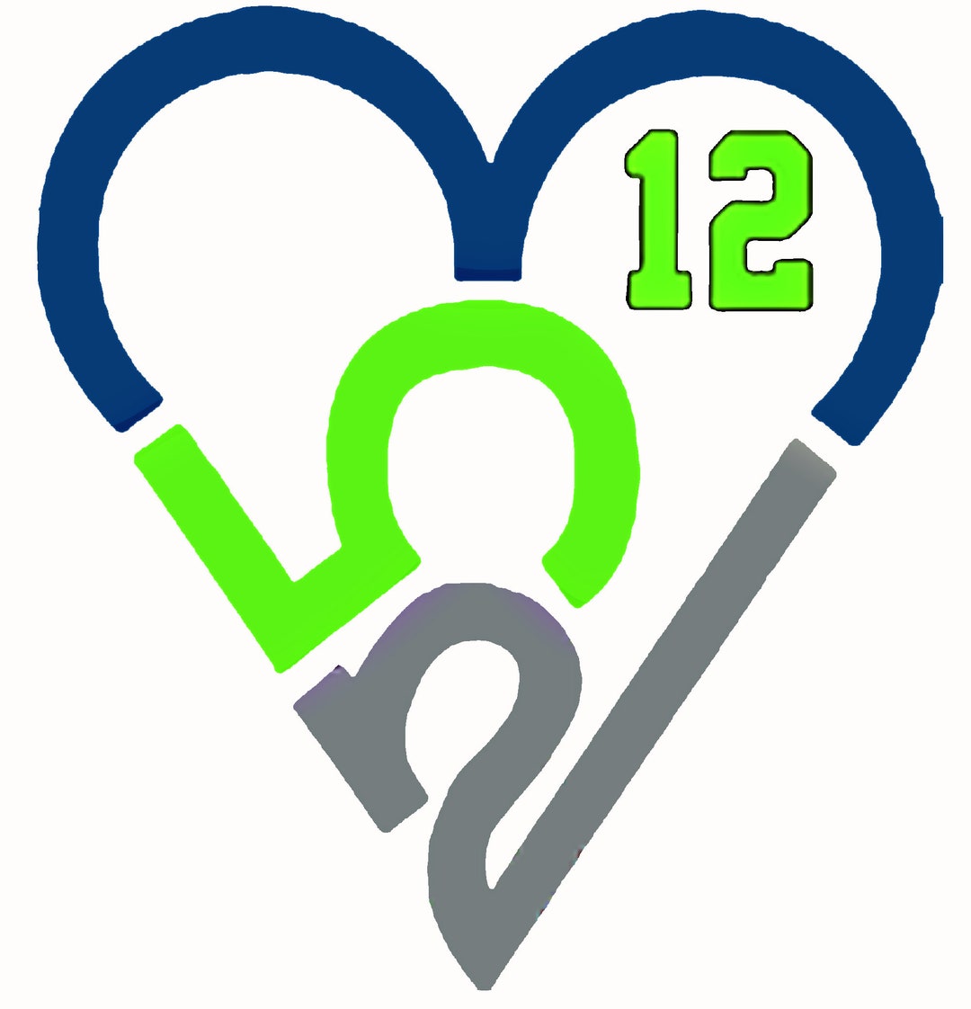 The Famous 253 Heart Decal - Etsy