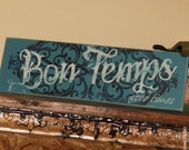 Items similar to 8"x24" Bon Temps "Good Times" Louisiana Cajun Custom ...