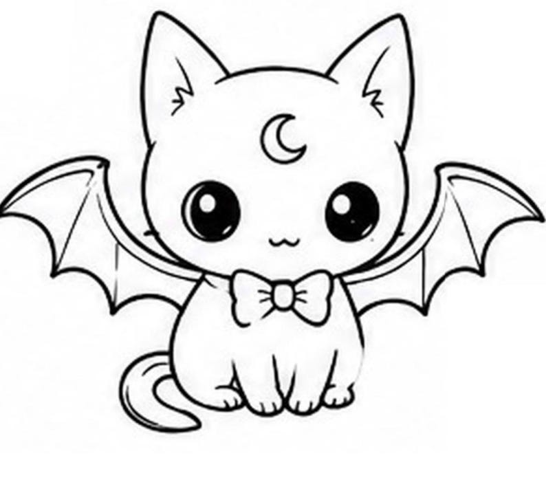 Cute & Cursed Coloring - Etsy