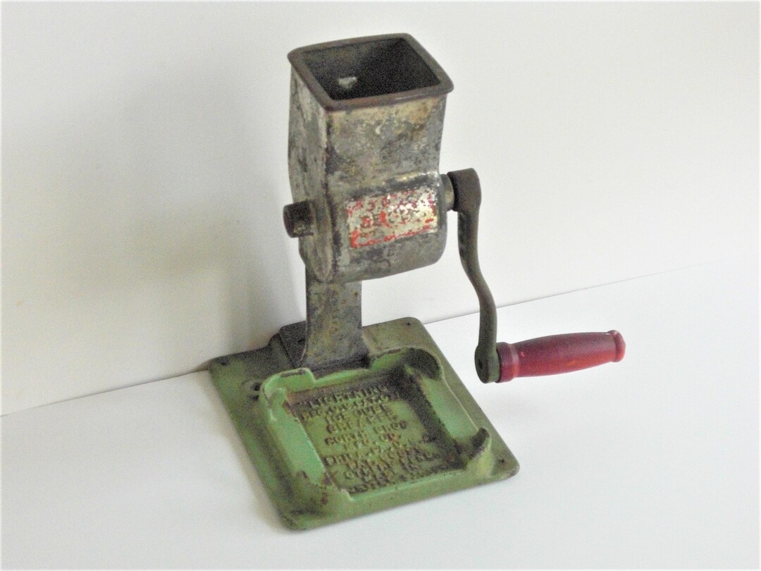 Vintage Green Iron Lightning Ice Cube Breaker Red Crank Handle - Etsy