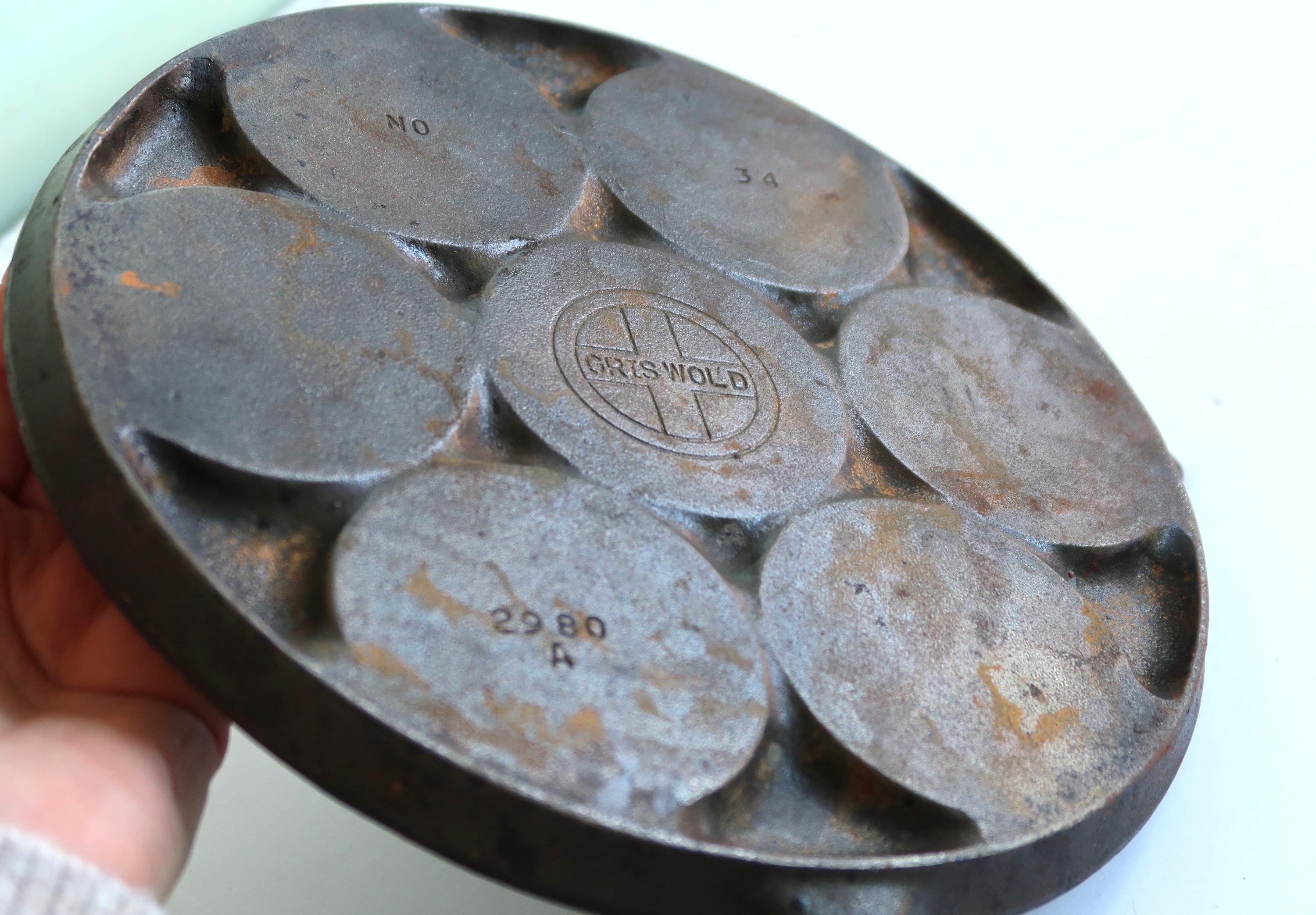 Vintage Griswold Cast Iron Swedish Pancake Pan No. 34 - Etsy