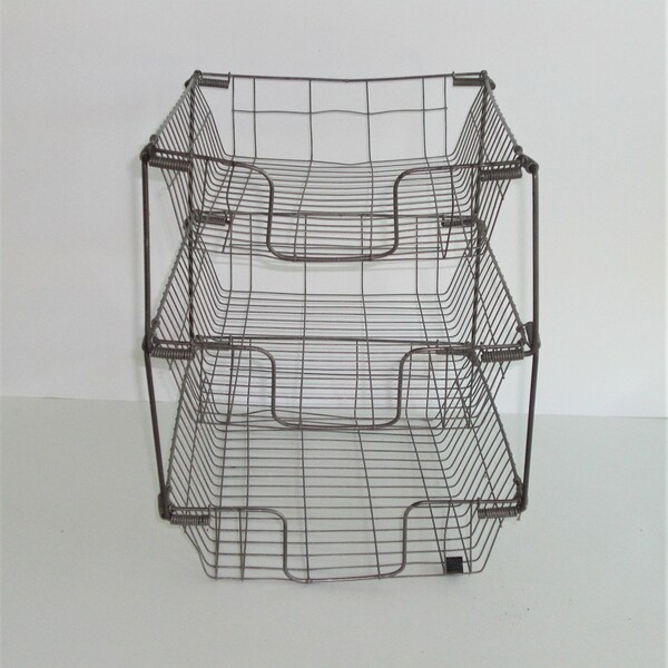 Wire File Basket - Etsy