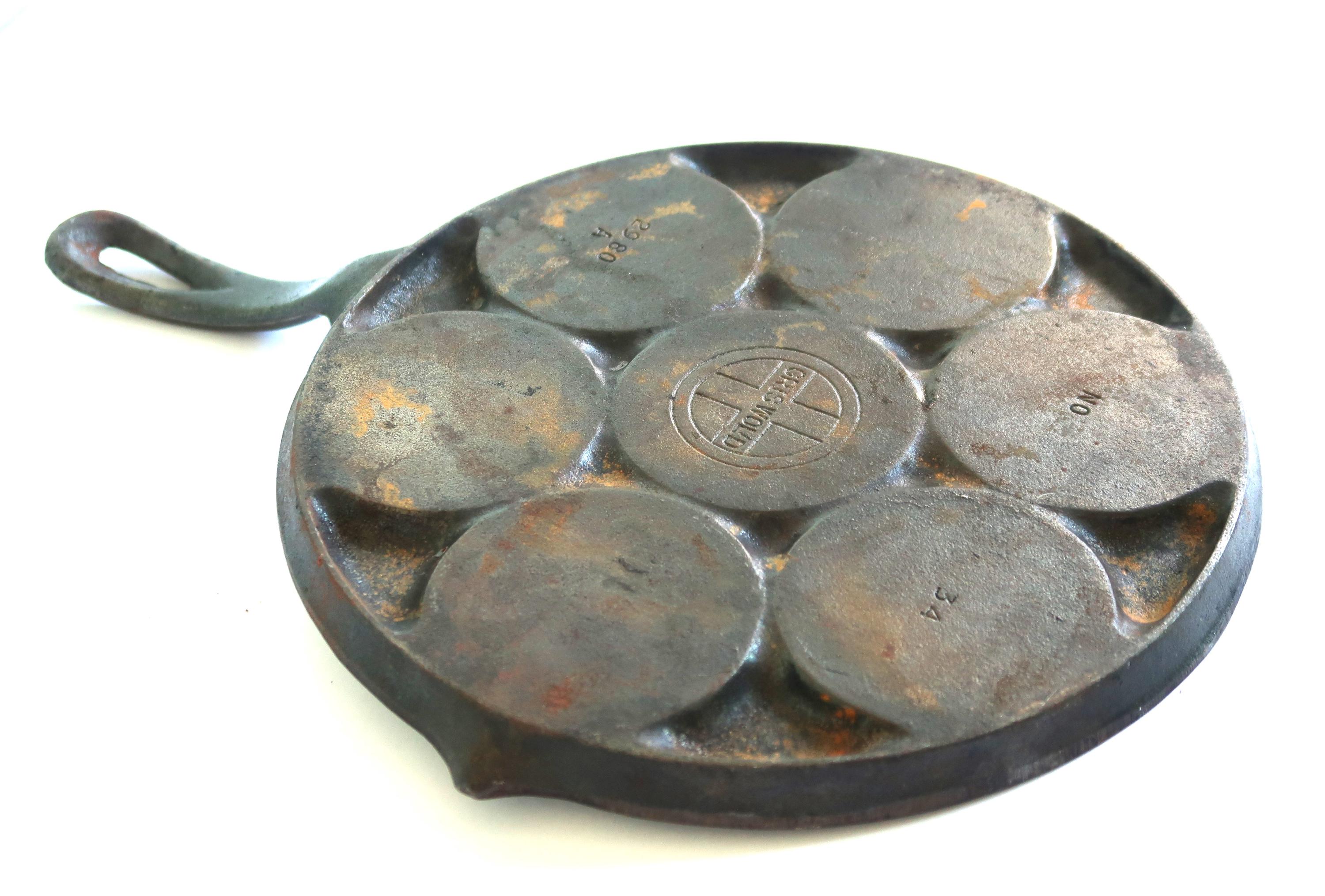 Vintage Griswold Cast Iron Swedish Pancake Pan No. 34 - Etsy
