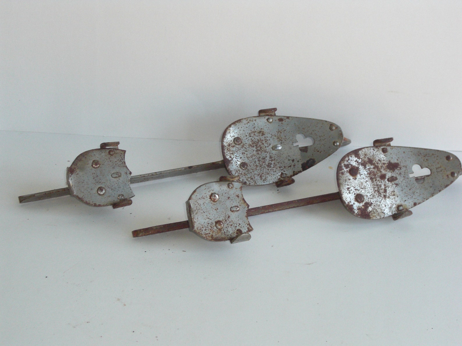 Pair Antique Metal Clamp on Ice Skates for Decor - Etsy