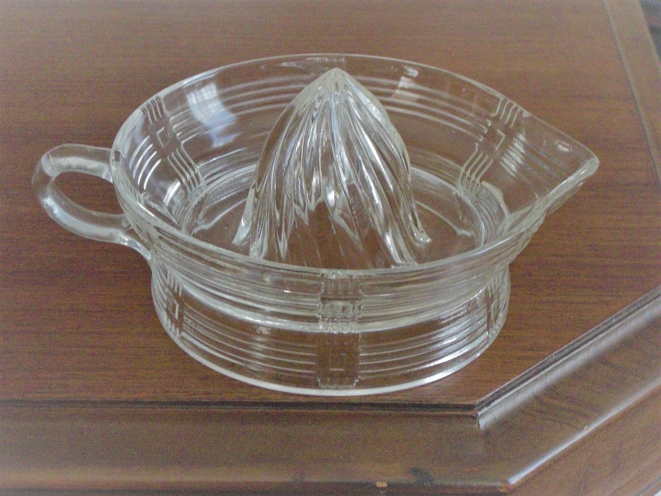 Hazel Atlas Criss Cross Orange Reamer Clear Depression Glass - Etsy