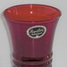 Fire King Royal Ruby Red Vase Original Label by Anchor Hocking - Etsy
