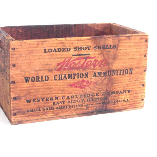 Vintage Wood Box - Etsy