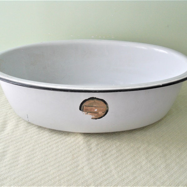 Enamel Wash Tub - Etsy