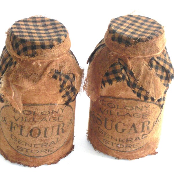 Decorative Flour and Sugar Canisters - Etsy