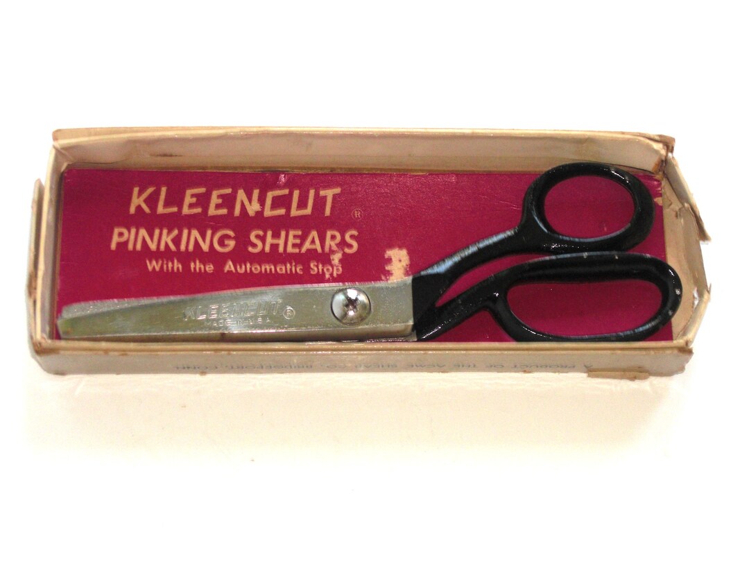 Vintage Kleencut Pinking Shears With Box - Etsy