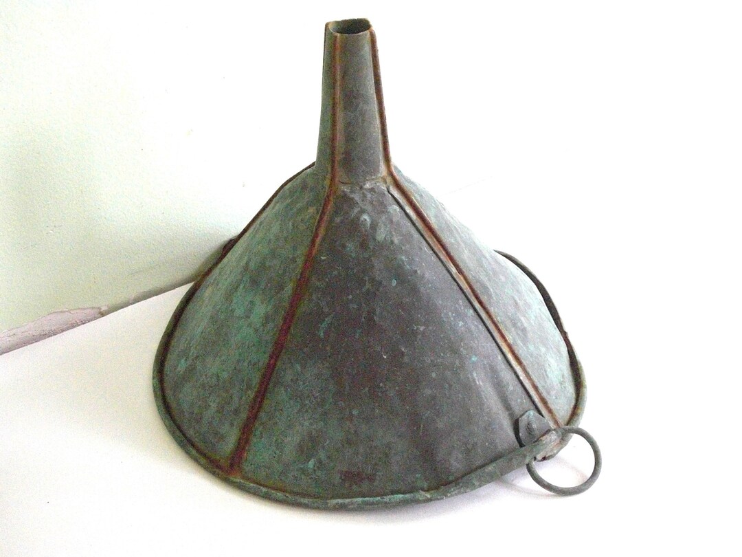 Antique Rustic Metal Farm Funnel - Etsy