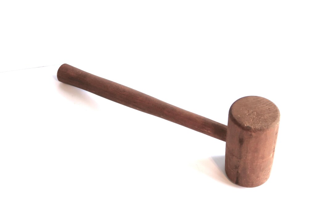 Vintage Wood Gavel Mallet Hand Tool - Etsy