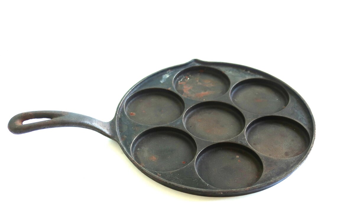 Vintage Griswold Cast Iron Swedish Pancake Pan No. 34 - Etsy