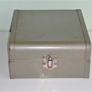 Vintage Metal File Box With Original Monthly Dividers - Etsy