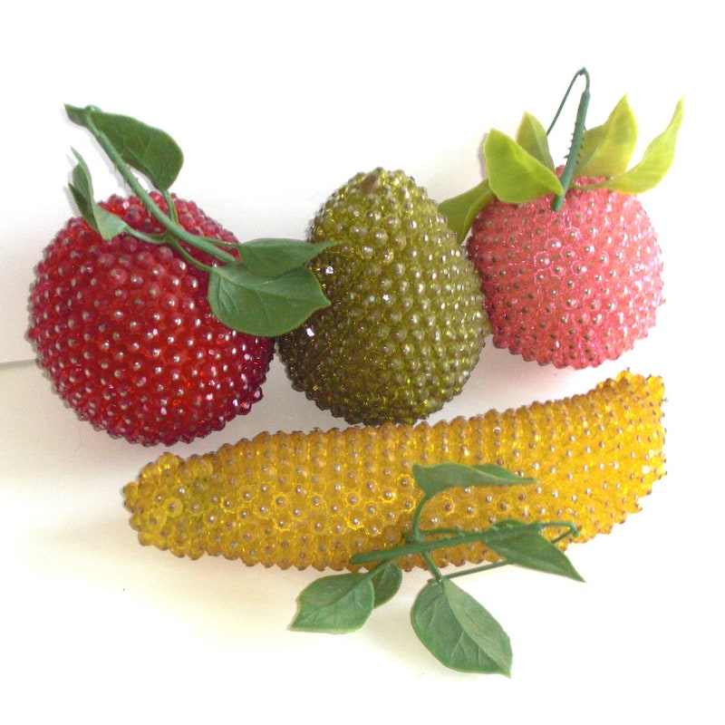 Beaded Fruit - Etsy