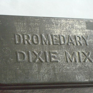 Vintage Dromedary Dixie Mix Metal Tin Container - Etsy