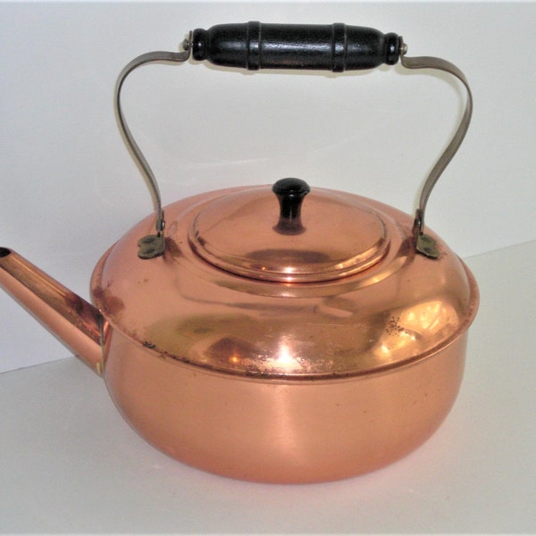 Copper Tea Pot - Etsy