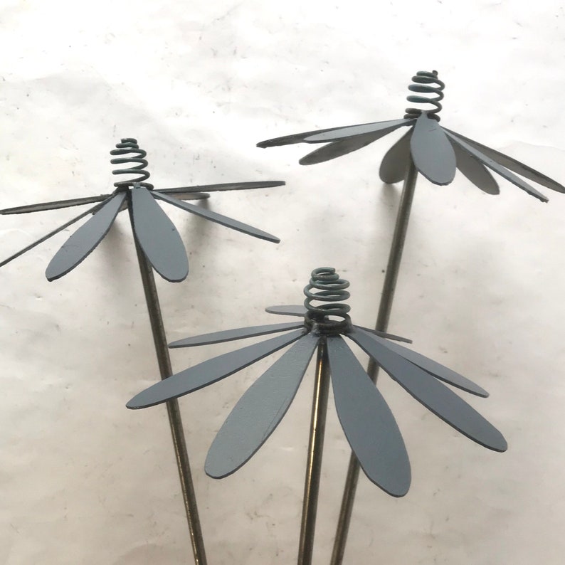 Gerbera Daisy Set of 3 Daisies Metal Flowers Flower - Etsy