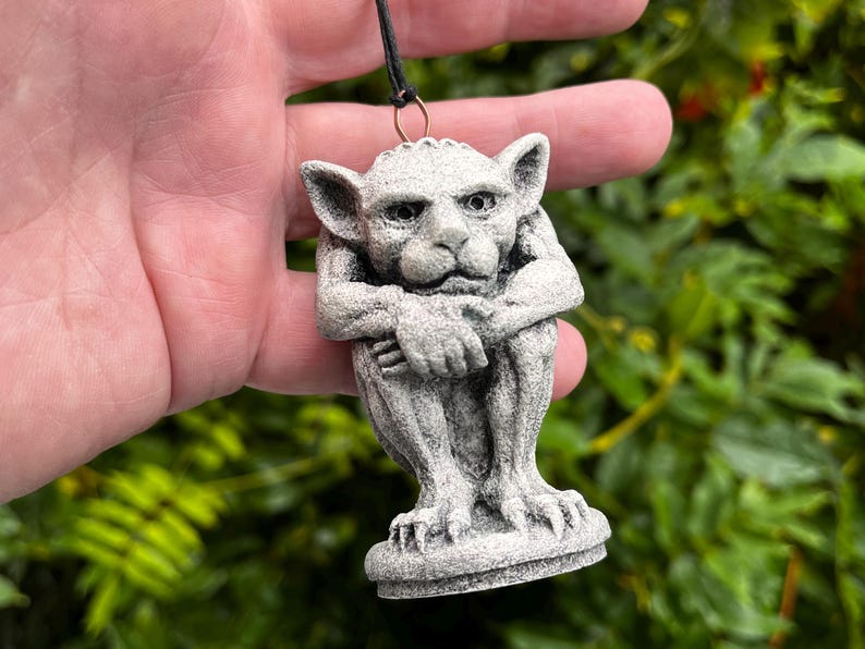 A Little Gargoyle Hanging Ornament for Your Holiday Celebrations - Etsy