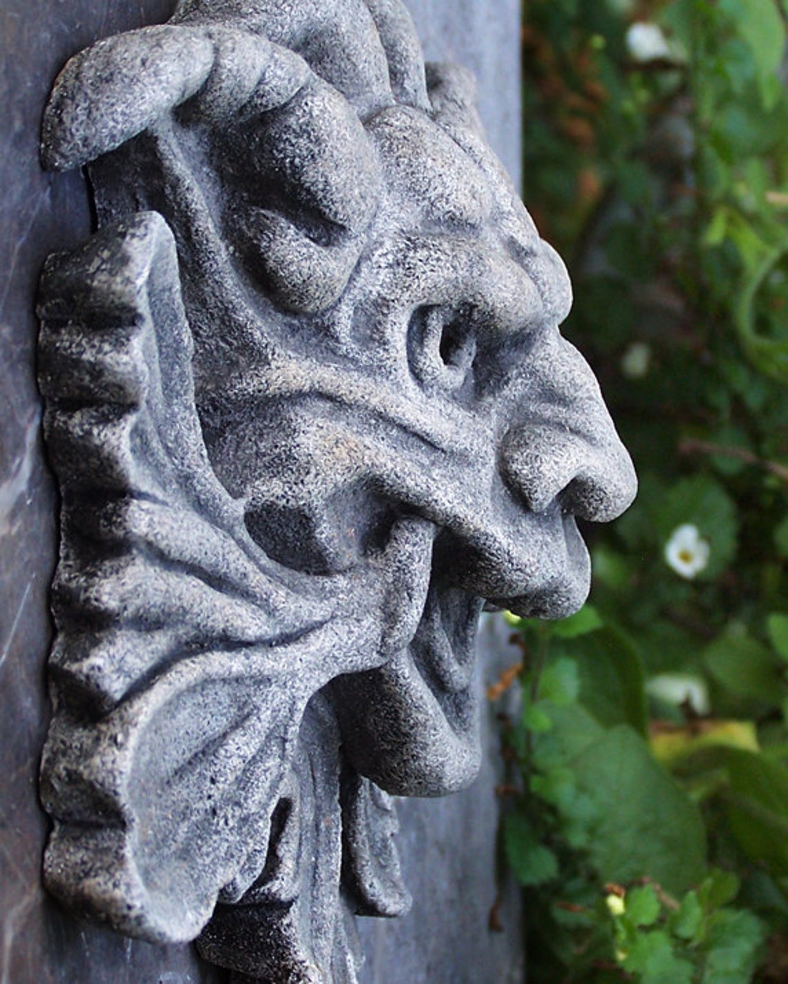 Grotesque Garden Goblin Mythological Green Man Wall Decor - Etsy