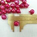 Jingle Bells Dark Pink Bells 10mm Bell Charm Jewelry Supply Pink Craft ...