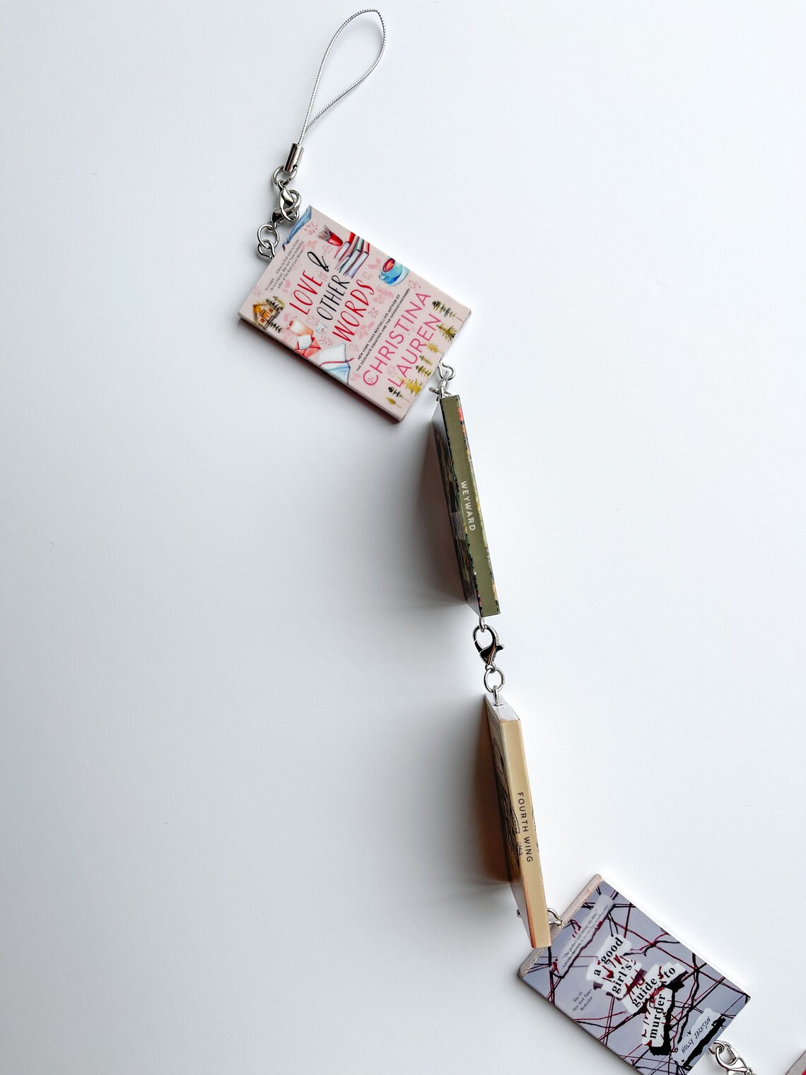 CUSTOM Mini Book Charm Dangle you Pick the Books TBR, Read Book Mini Books, Set of 5 - Etsy