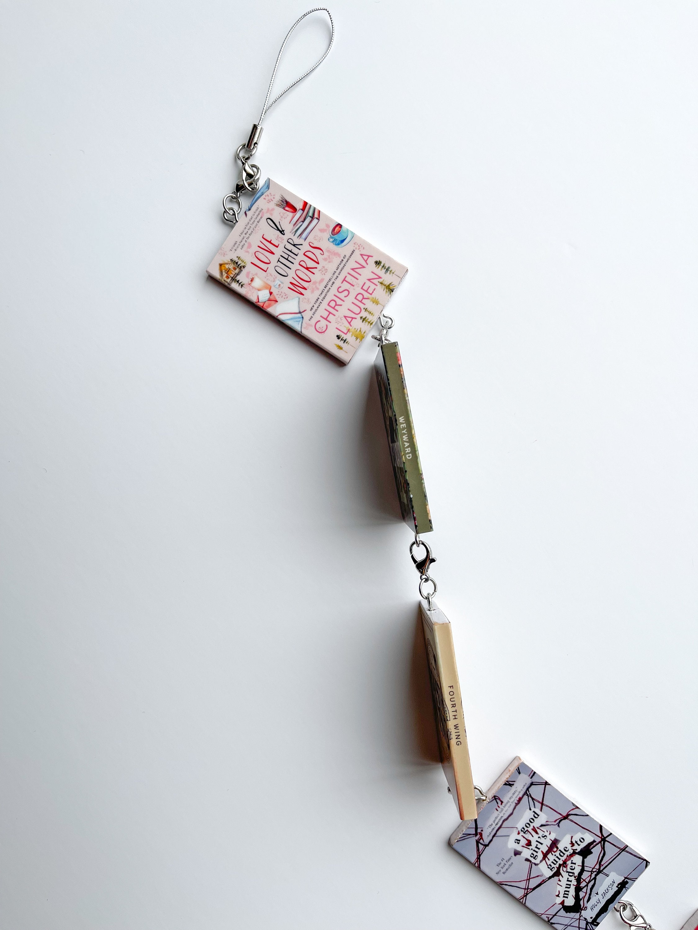 CUSTOM Mini Book Charm Dangle you Pick the Books TBR, Read Book Mini ...