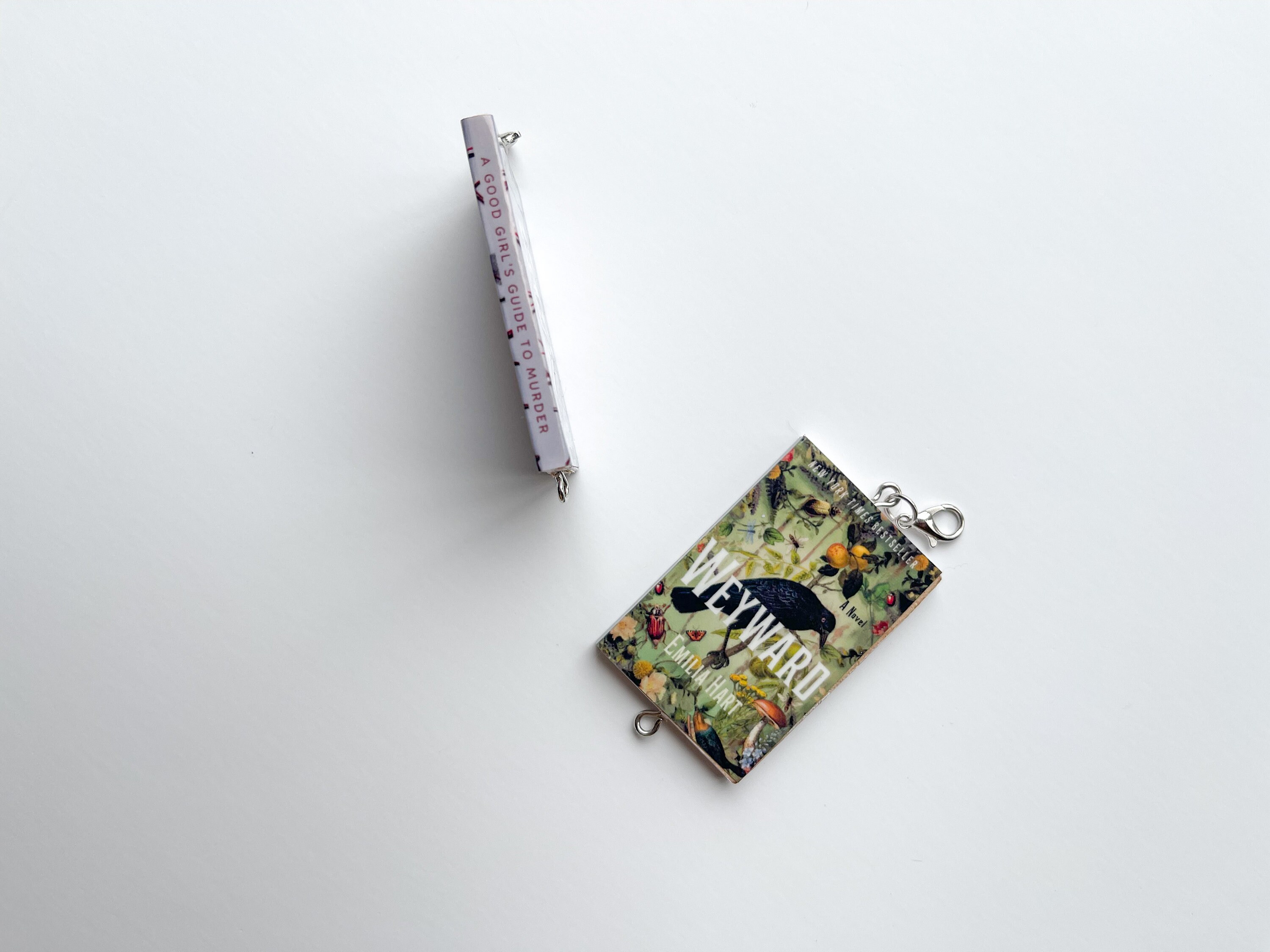 CUSTOM Mini Book Charm Dangle you Pick the Books TBR, Read Book Mini ...