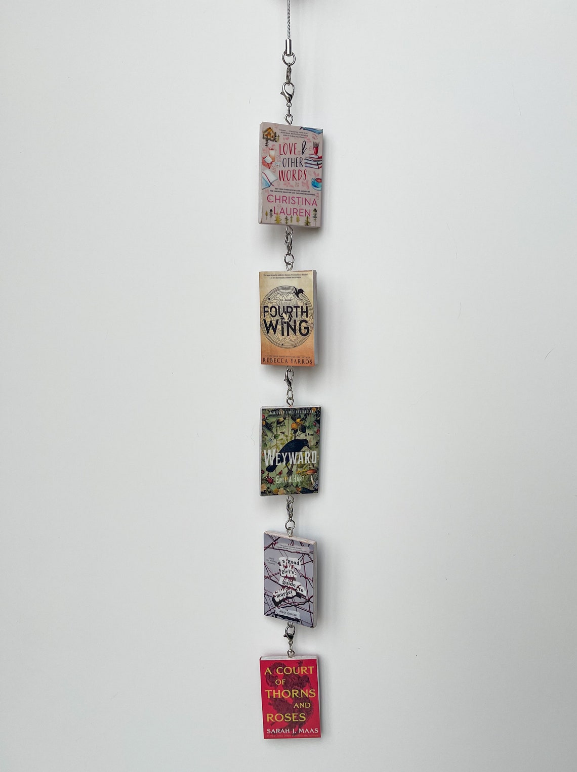 CUSTOM Mini Book Charm Dangle you Pick the Books TBR, Read Book Mini ...