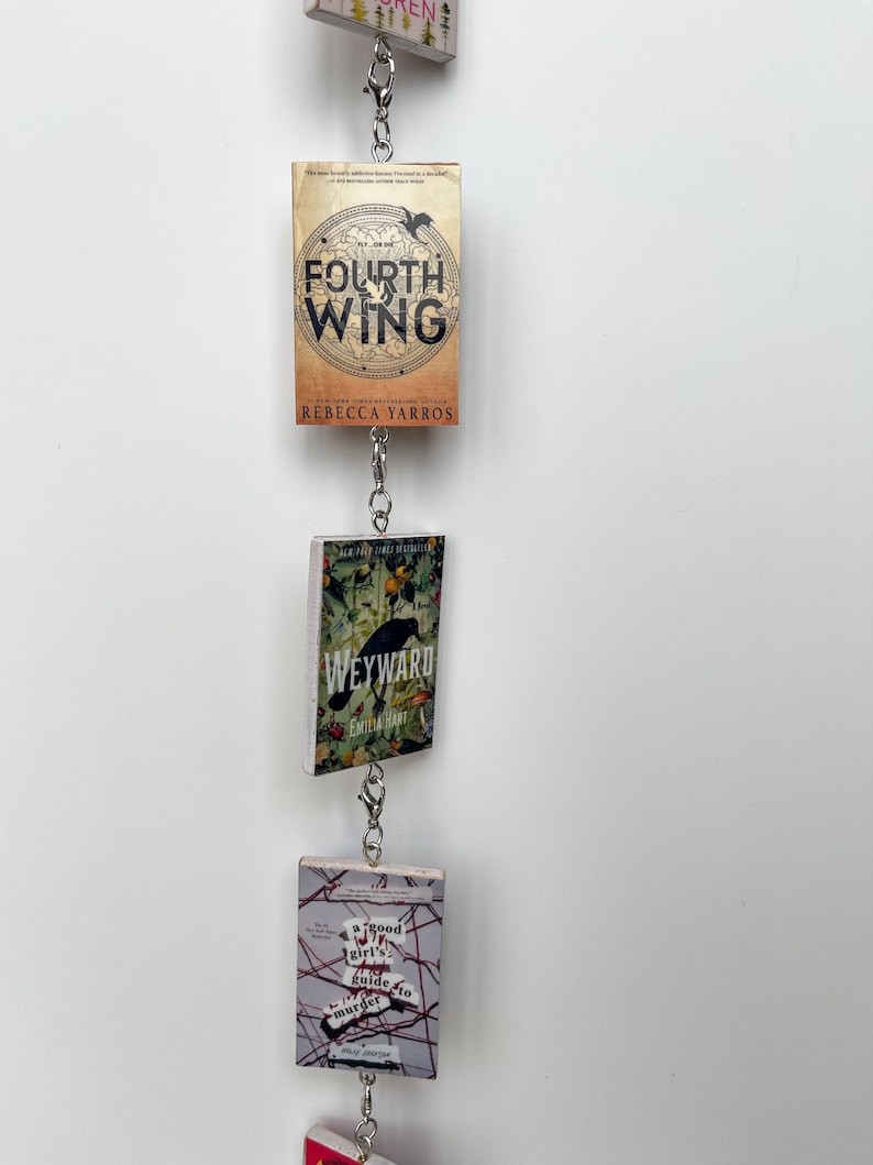 CUSTOM Mini Book Charm Dangle you Pick the Books TBR, Read Book Mini ...