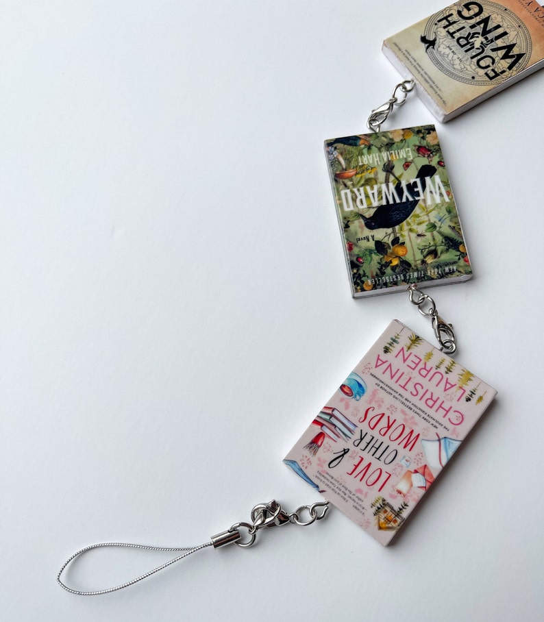 CUSTOM Mini Book Charm Dangle you Pick the Books TBR, Read Book Mini ...