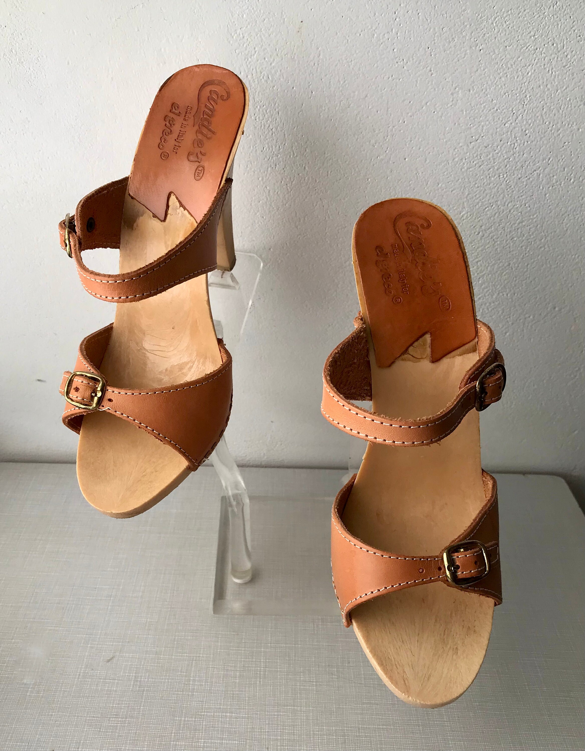 1970's Candie's Classic Stiletto Slides With Original - Etsy