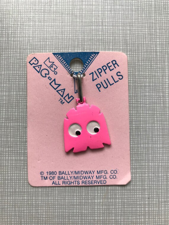 1980 Ms Pac-Man zipper pulls/charms by Bally Midway M… - Gem