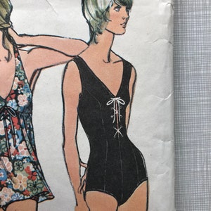 1970's Simplicity Bathing Suit Pattern/size 14 - Etsy
