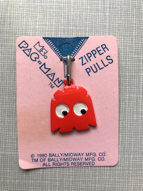 1980 Ms Pac-Man zipper pulls/charms by Bally Midway M… - Gem