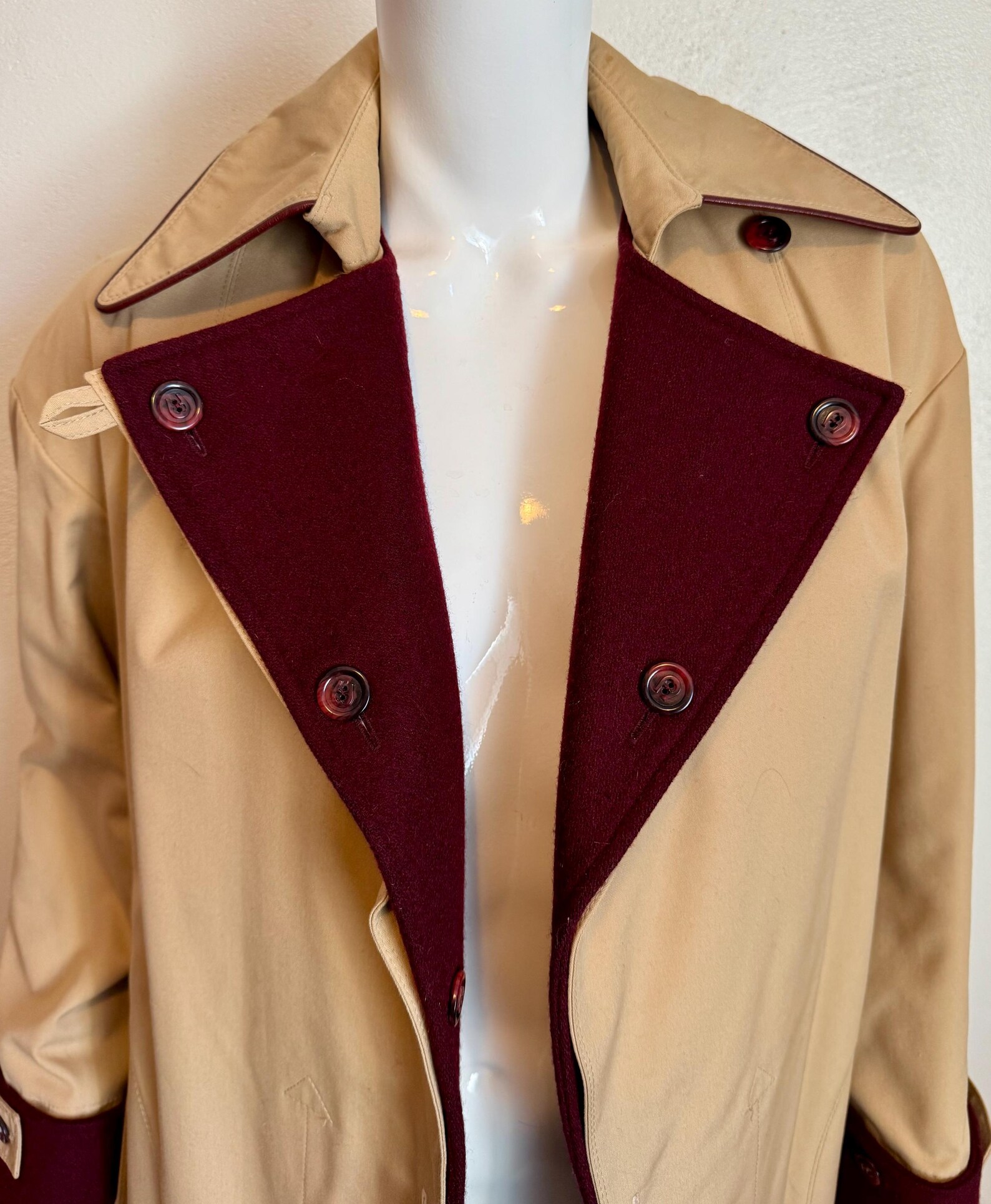 1970's Etienne Aigner Trench Coat With Removable Wool Liner/size 8 - Etsy