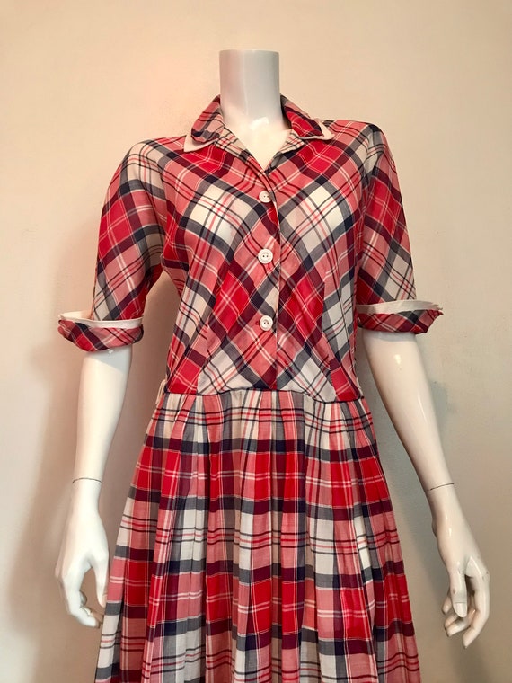 1940's Maxwell Original for Prominent Red White and Blue - Etsy