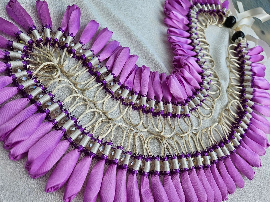 Ginger Hawaiian Ribbon Lei,graduation Lei,anniversary Lei,wedding Lei ...