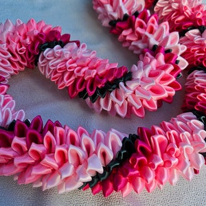 Pinky Hawaiian Ribbon Lei,graduation Lei,anniversary Lei,wedding Lei ...