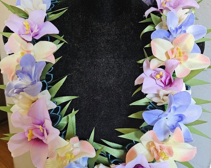 White Ginger Hawaiian Ribbon Lei,graduation Lei,anniversary Lei,wedding ...