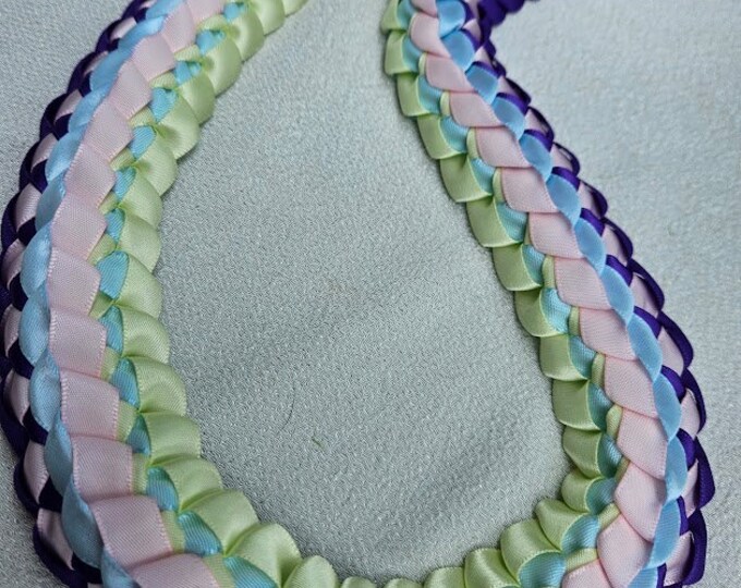 White Ginger Hawaiian Ribbon Lei,graduation Lei,anniversary Lei,wedding ...