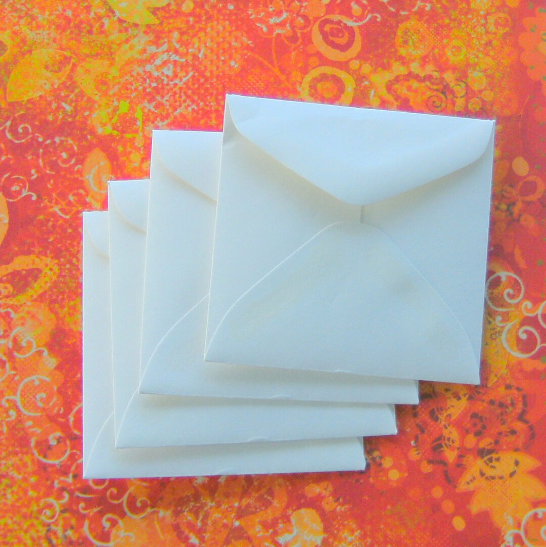 Square Envelopes White, Small Envelope - Etsy