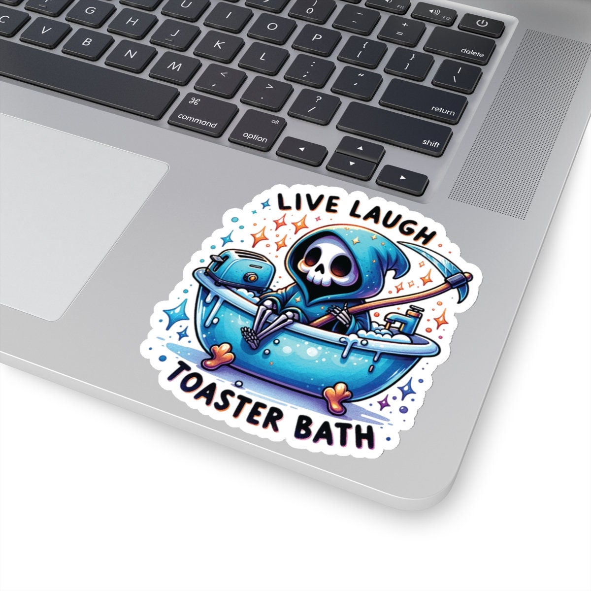 Live Laugh Toaster Bath Kiss-cut Stickers - Etsy