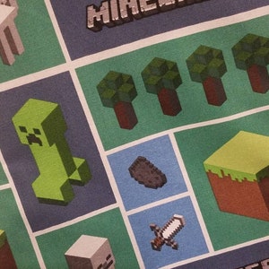 Minecraft Christmas Stocking, Video Game, Gamer, Kids Christmas - Etsy