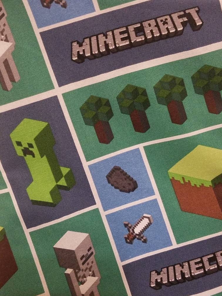 Minecraft Christmas Stocking, Video Game, Gamer, Kids Christmas - Etsy