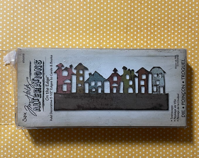 Sizzix on the Edge Die - Townscape by Tim Holtz #656919 Designed By ...