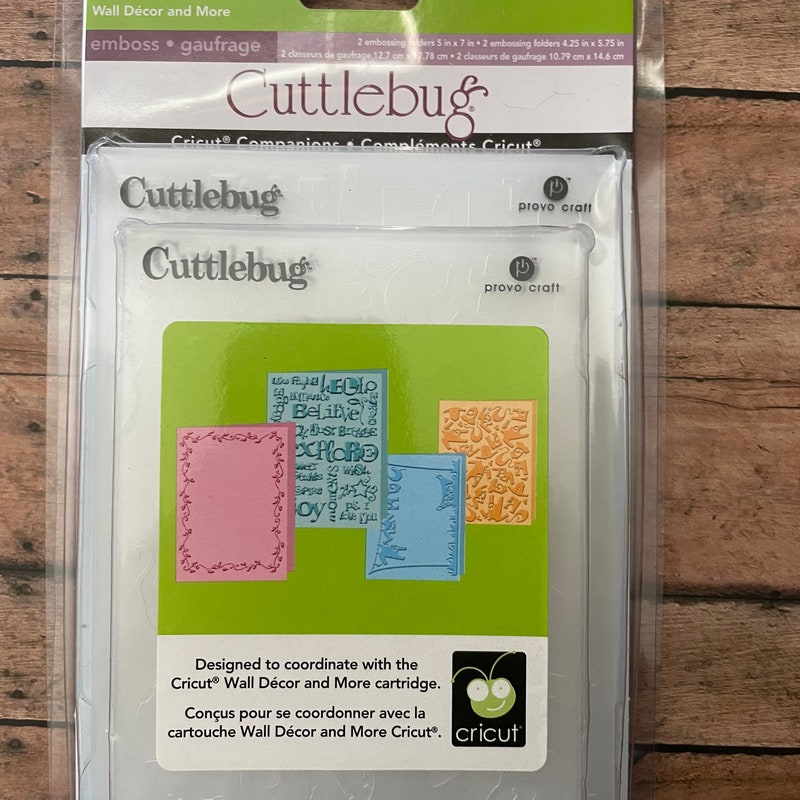 Cuttlebug Embossing Folders - Etsy