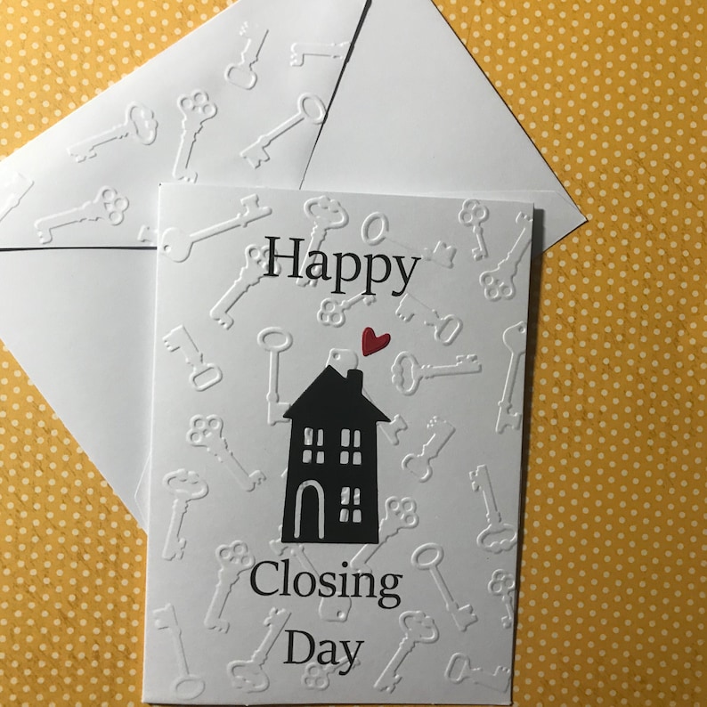 Happy Closing Day House Card Home Card Stationery Real - Etsy