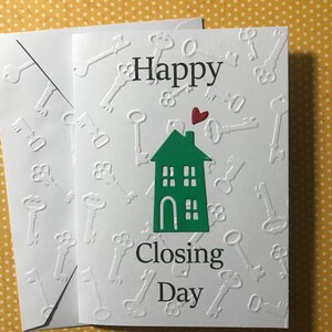 Happy Closing Day House Card, Home Card, Stationery, Real Estate Agent ...